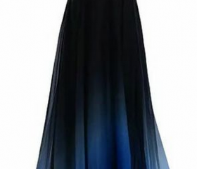 Charming Prom Dress,one-shoulder Prom Dress,gradient Color Prom Dress ...