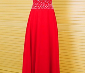 Bright Colored Prom Dresses ,a Line Prom Dresses ,o Neck Prom Dresses ...