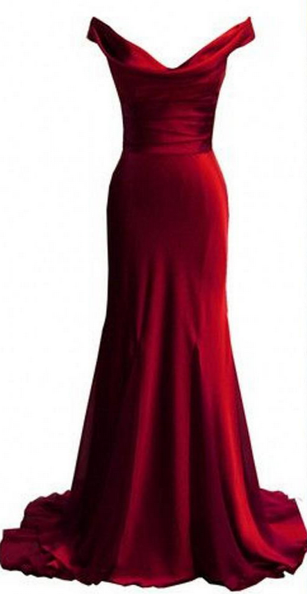 Sexy Plus Size Burgundy Long Prom Dresses Off The Shoulder Mermaid ...