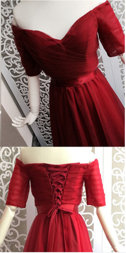 Half Sleeves Formal Occasion Dress on Luulla
