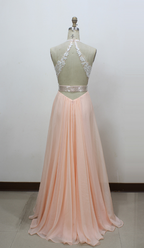 Prom Dress With Side Slit on Luulla