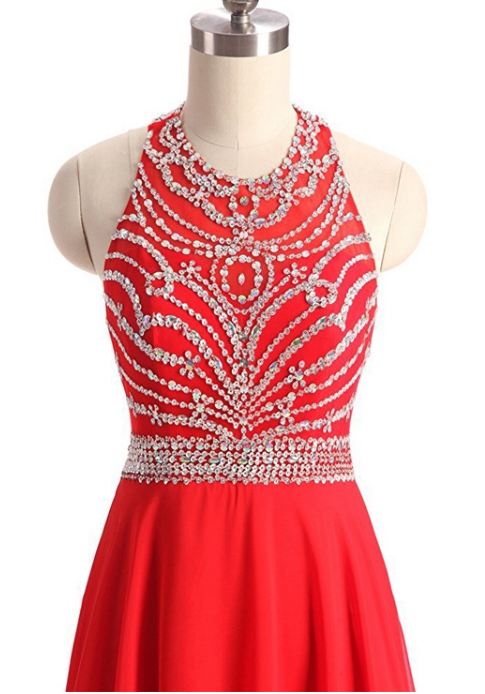 A Series Of A Series Of Sleeveless Crystal Ball Gown on Luulla