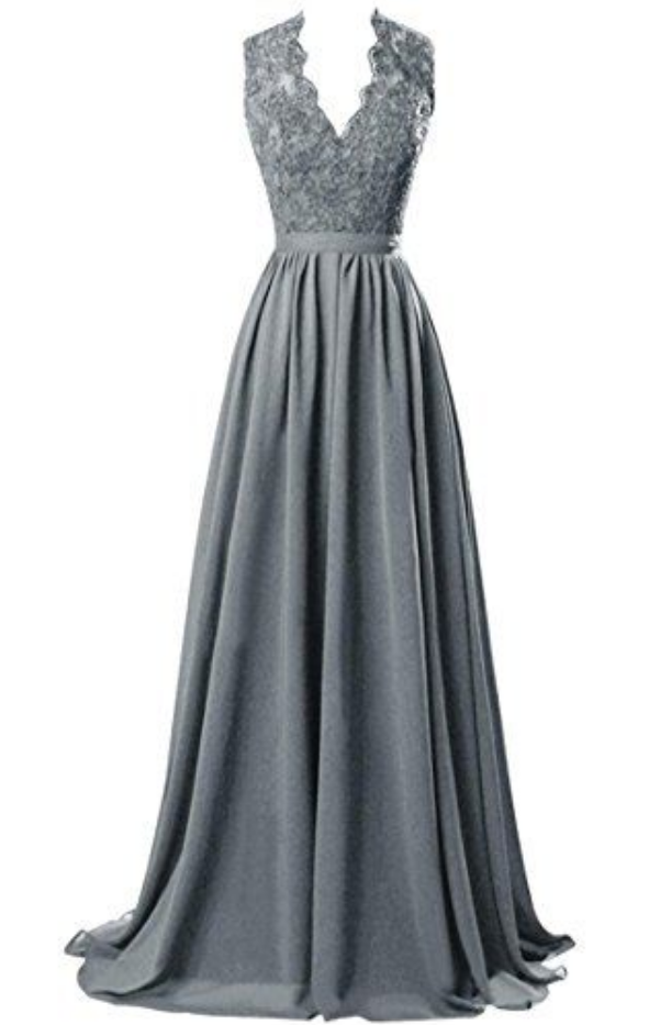 Gray Prom Dresses,beaded Prom Dress,gray Prom Dresses,formal Gown ...