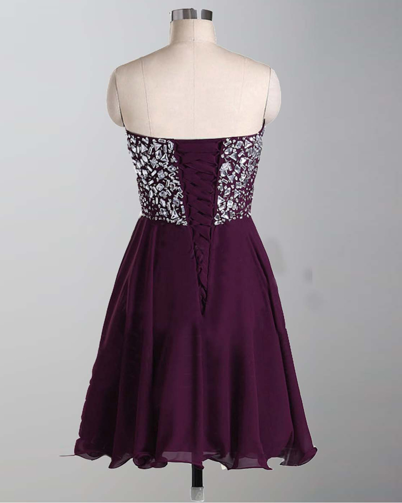 Chiffon Formal Dress, Cocktail Dress, Evening Dress, Homecoming Dress ...