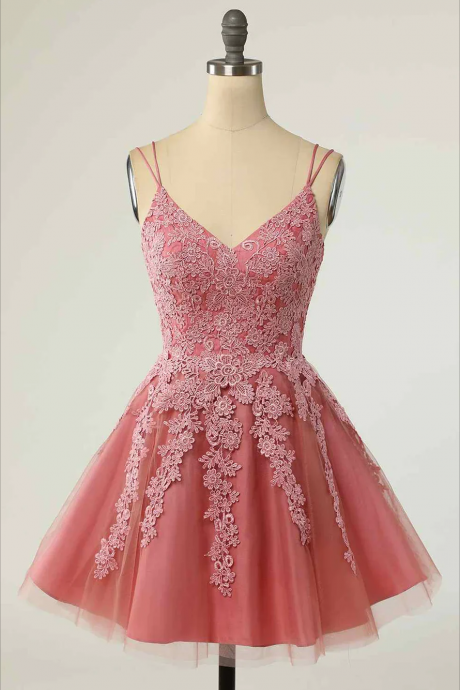 Cute Blue Tulle Off Shoulder Knee Length Homecoming Dress With Sleeves ...
