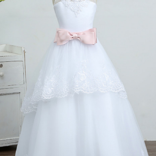 Lace Flower Girls Dresses Vestidos De Primera Comunion Communie Jurk ...