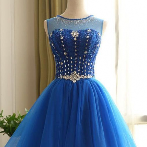 Custom Made Blue Homecoming Dress,short Prom Dress,graduation Party ...