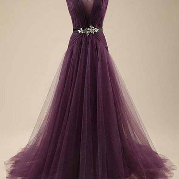Prom Dresses Sweep Train Evening Dress ,custom Made ,evening Gowns on ...