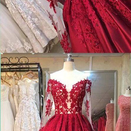 Red Prom Dress, Cute Prom Dress, A-line Prom Dresses, Ball Gown Prom ...