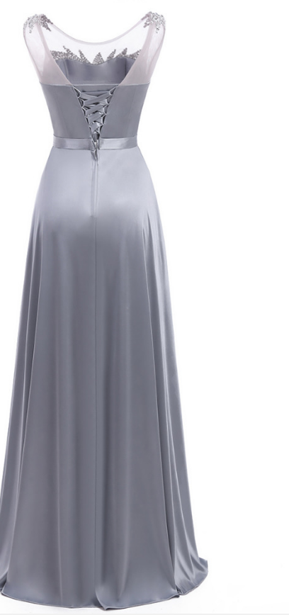 The Elegant Long Evening Gown With A Formal Dinner Dress With A Formal ...