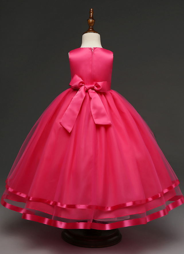 Flower Girl Dress, Children Summer Princess Wedding Dress Girls ...