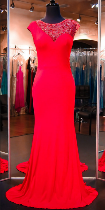 Red Prom Dresses,prom Dress,red Prom Gown,prom Gowns,elegant Evening ...