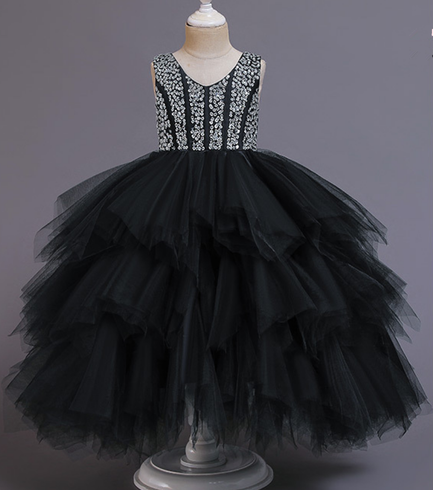 Flower Girl Dresses,child Model Catwalk Girl High-end Bouffant Gauze ...