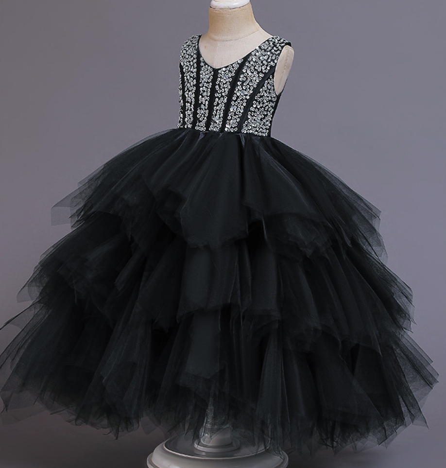 Flower Girl Dresses,child Model Catwalk Girl High-end Bouffant Gauze ...
