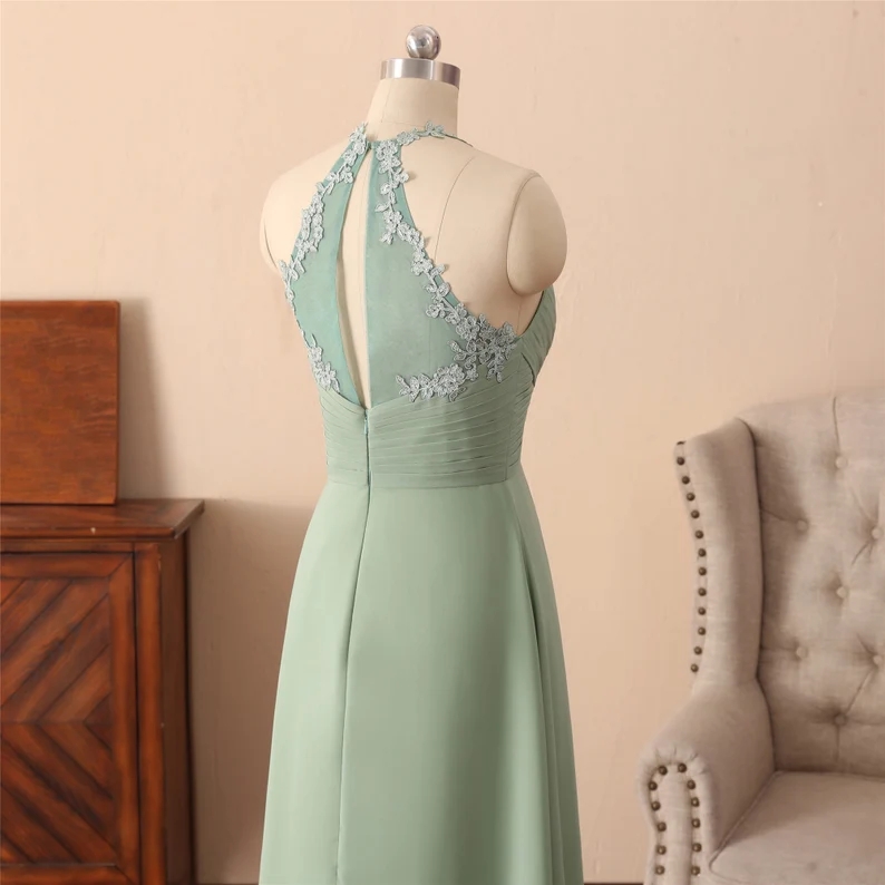 Prom Dresses Chiffon Sweetheart Neckline Bridesmaid Dress Criss-cross ...