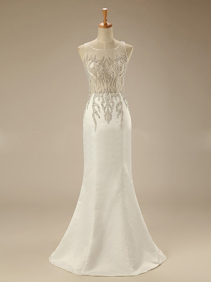 White Prom Dresses,mermaid Prom Dress,white Prom Gown,sequin Prom Gowns ...