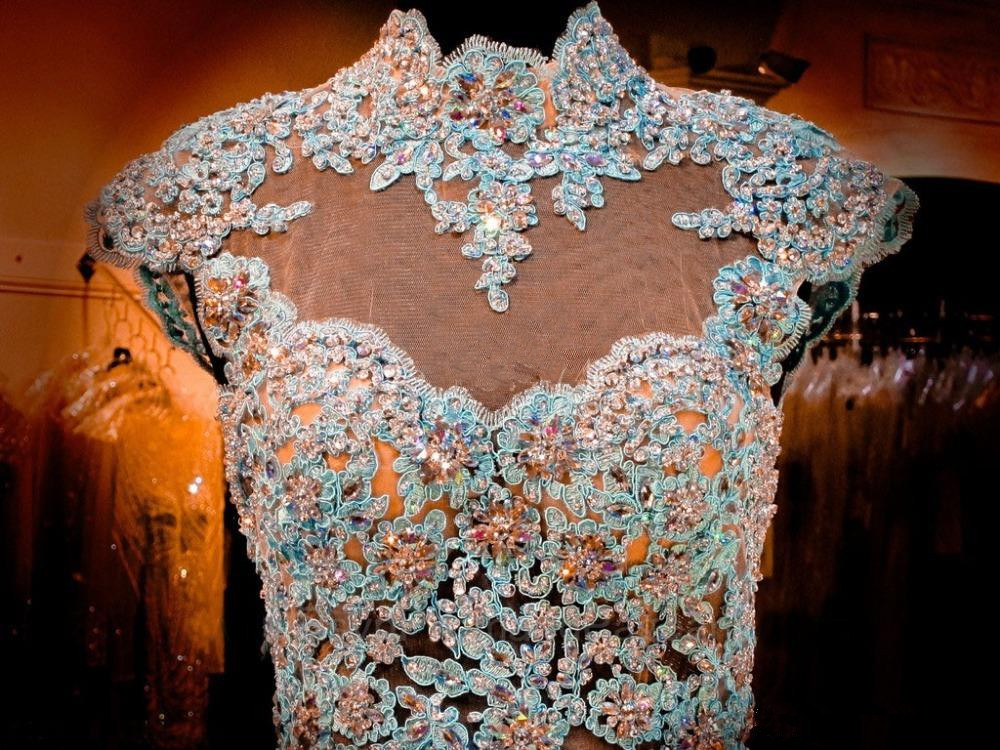 Prom Dress,modest Prom Dress,glamorous Long Lace 2017 Evening Dresses ...