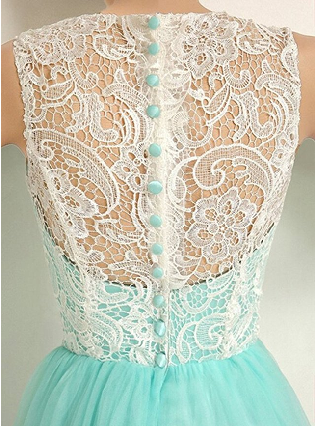 Sleeveless Lace Long Evening Dress Prom Gown on Luulla